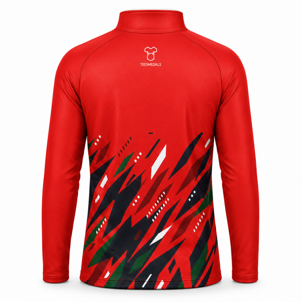 Best Custom Quarter Zip Sports Tops in UK | Tees Medals